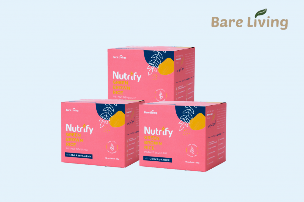 Bare Living Nutrify With Oat & Soy Lecithin (35g x 10 Sachets) x3 | Subplace: Subscriptions Make ...