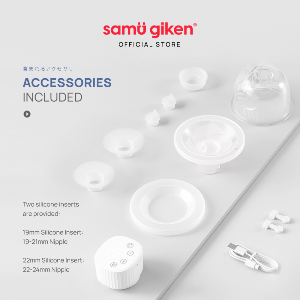Samu Giken Breast Pump Wearable Advance Digital Display / Hands-Free ...