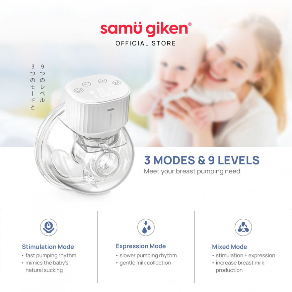 Samu Giken Breast Pump Wearable Advance Digital Display / Hands-Free Rechargeable | Subplace ...