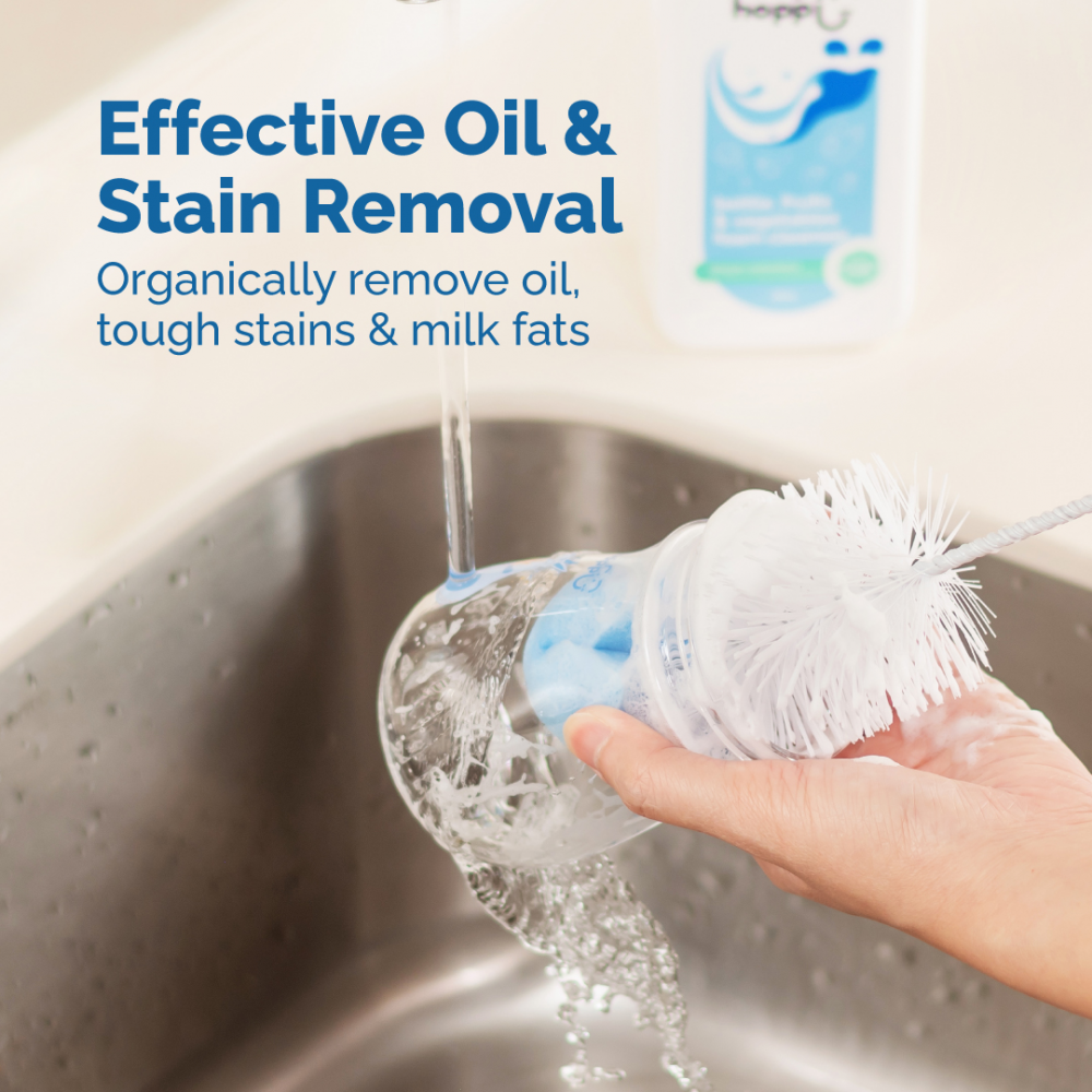 HOPPI BOTTLE, FRUITS & VEGETABLES FOAM CLEANSER (500ML/BOTTLE) | Subplace: Subscriptions Make ...