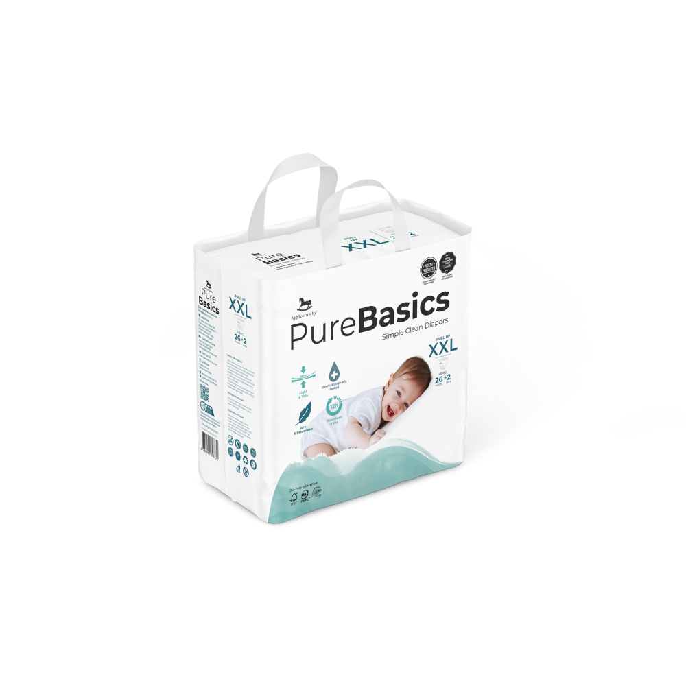 APPLECRUMBY PUREBASICS PULL UP DIAPER XXL26+2 (1 PACK) | Subplace: Subscriptions Make Life Easier