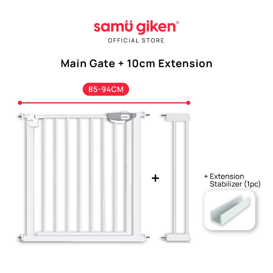 Samu Giken Safety Gate, Door, Fence for Baby, Kids, Pets With Extension ...