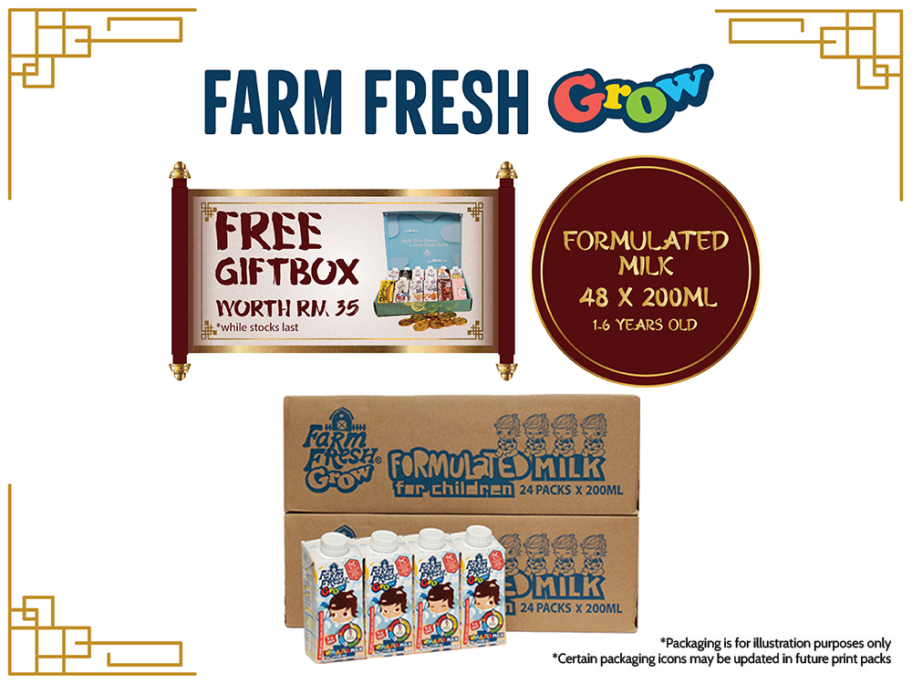 Farm Fresh GROW Formulated Milk For Children 24's x 200ml (CNY ...
