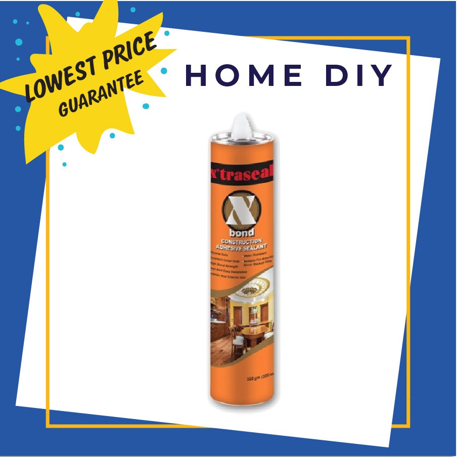 XTRASEAL X-BOND Construction Adhesive Sealant (320g) READY STOCK ...