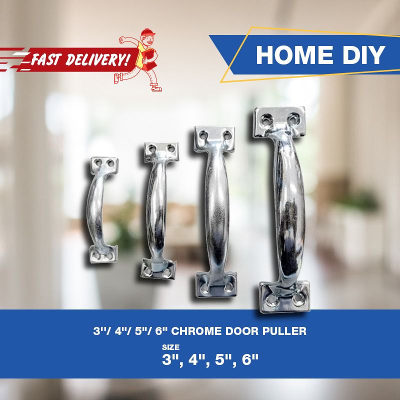 6" CHROME DOOR PULLER / PEMEGANG PINTU | Subplace: Subscriptions Make ...