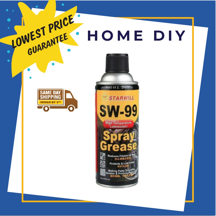 *READY STOCK* STARWILL SPRAY GREASE SW99 [400ml] | Subplace ...