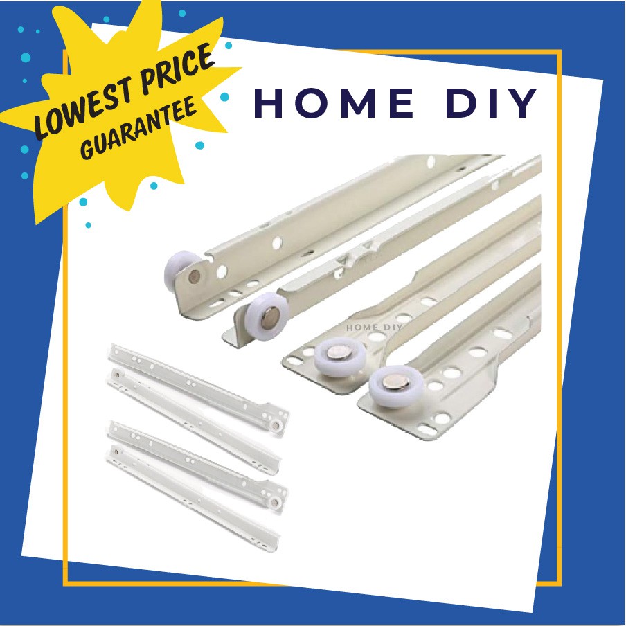 *NEW ARRIVAL* Heavy Duty Furniture Drawer Slide Roller Runner Rail ...