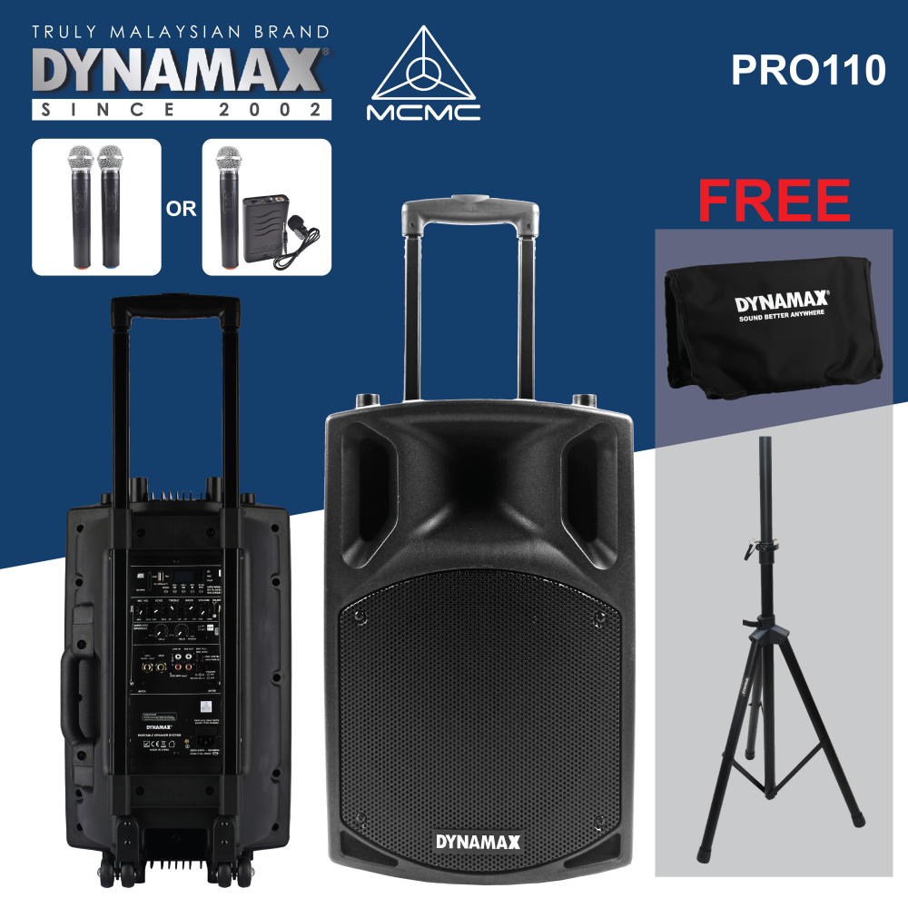 Dynamax Portable Speaker 10'' PRO110 | Subplace: Subscriptions Make ...