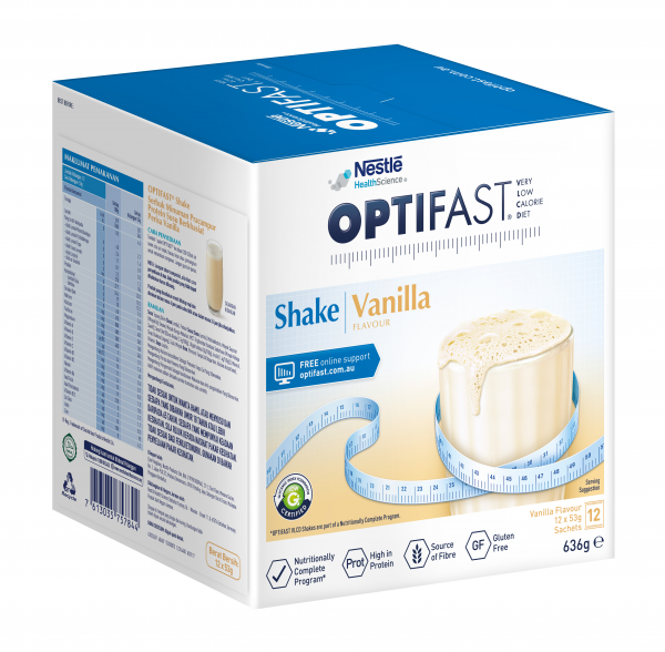 OPTIFAST MILK SHAKE VANILLA 12x53g [DELIVERY INCLUDE FOR WM] | Subplace ...
