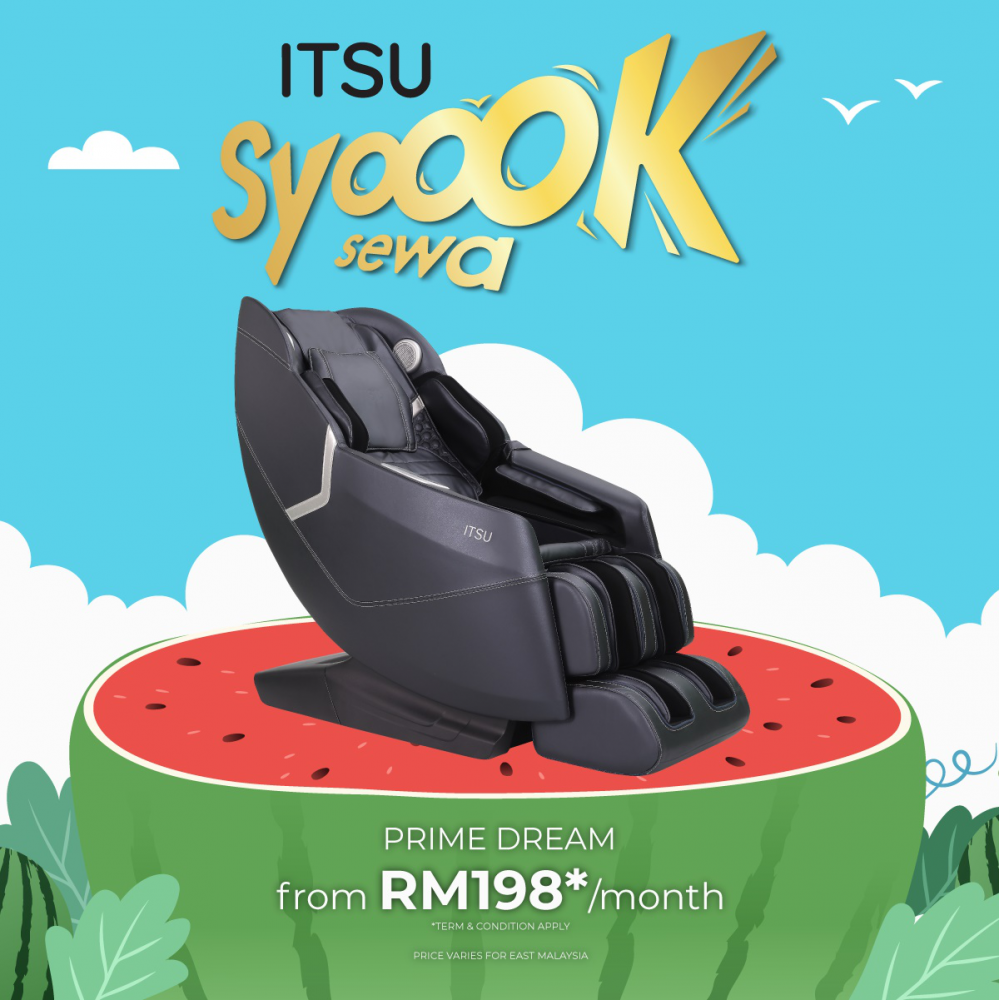 [West M'sia] ITSU Prime Dream Massage Chair | Subplace: Subscriptions ...